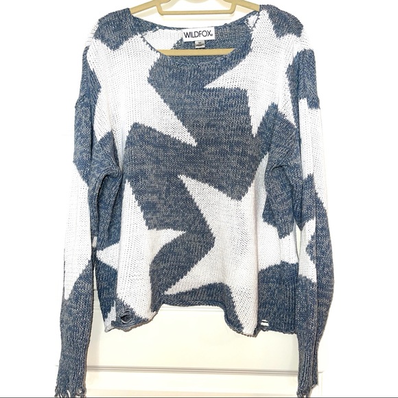 Wildfox | Sweaters | Wildfox Couture Stars Sweater Size M | Poshmark